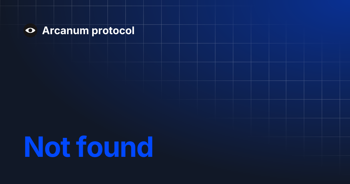Multipool Owner Interface | Arcanum protocol